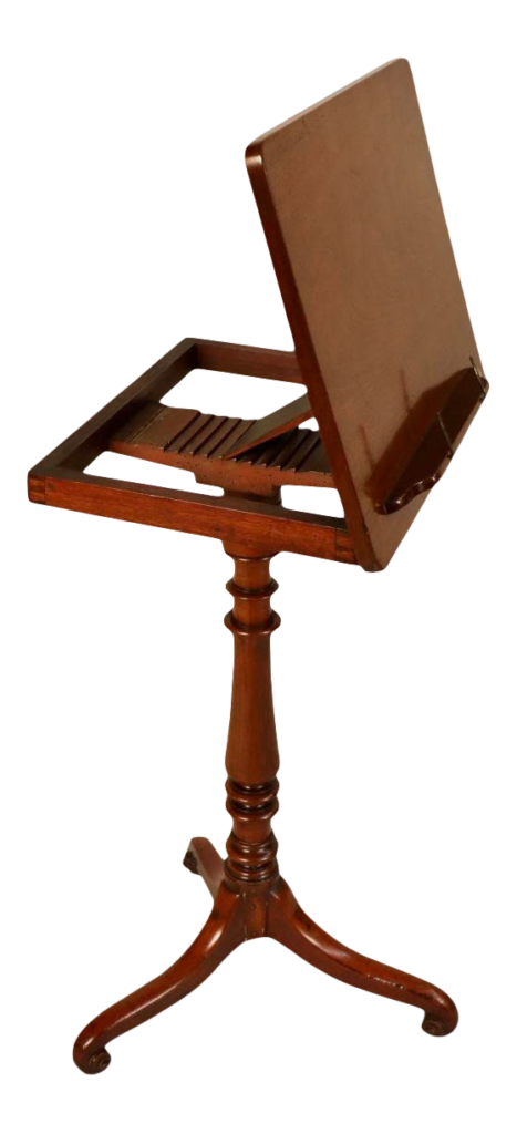 Early 19th Century Georgian Mahogany Reading Stand - Antiques Resources ...