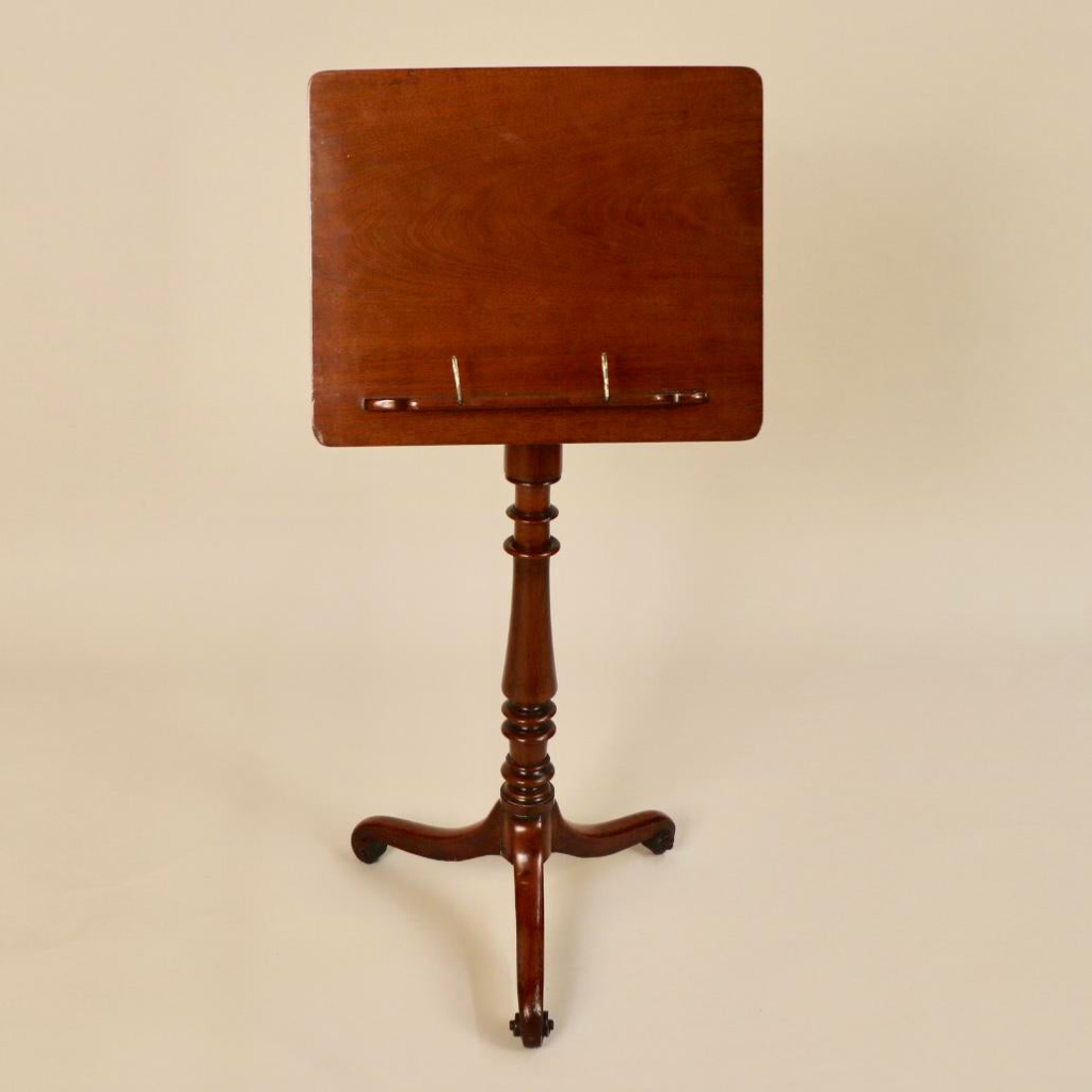 Early 19th Century Georgian Mahogany Reading Stand - Antiques Resources ...