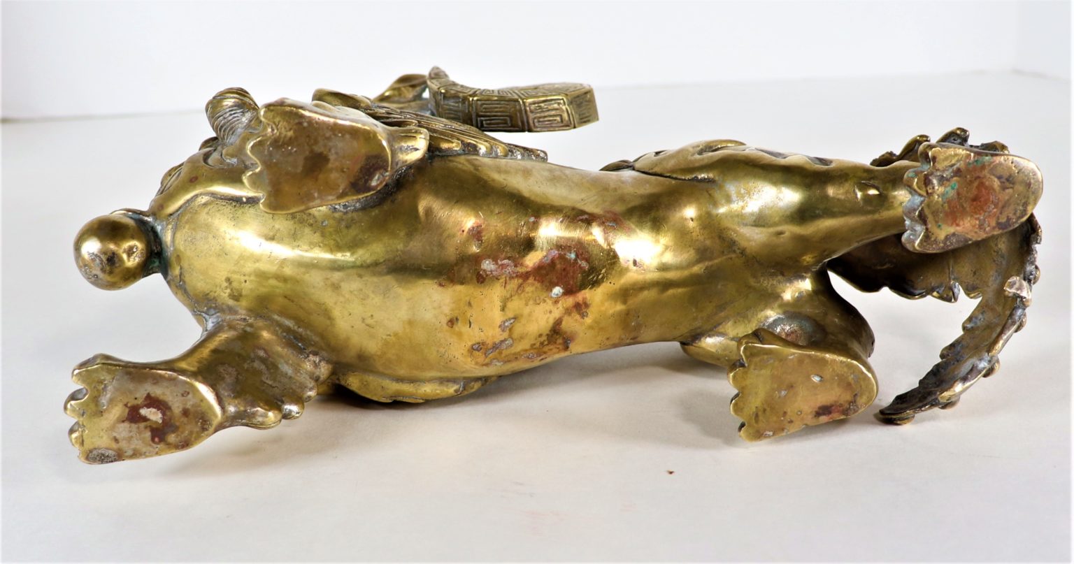 Early 20th Century Chinese Bronze Bixie Figure - Antiques Resources ...