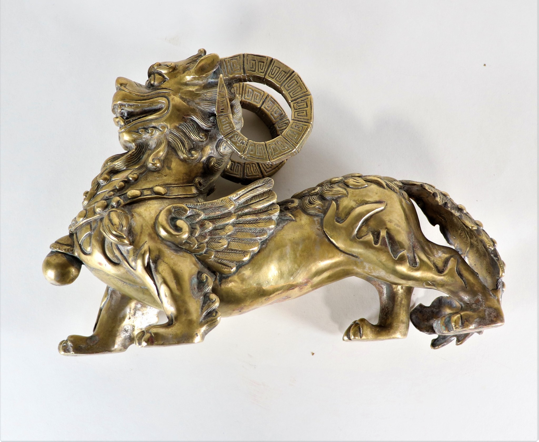 Early 20th Century Chinese Bronze Bixie Figure - Antiques Resources ...