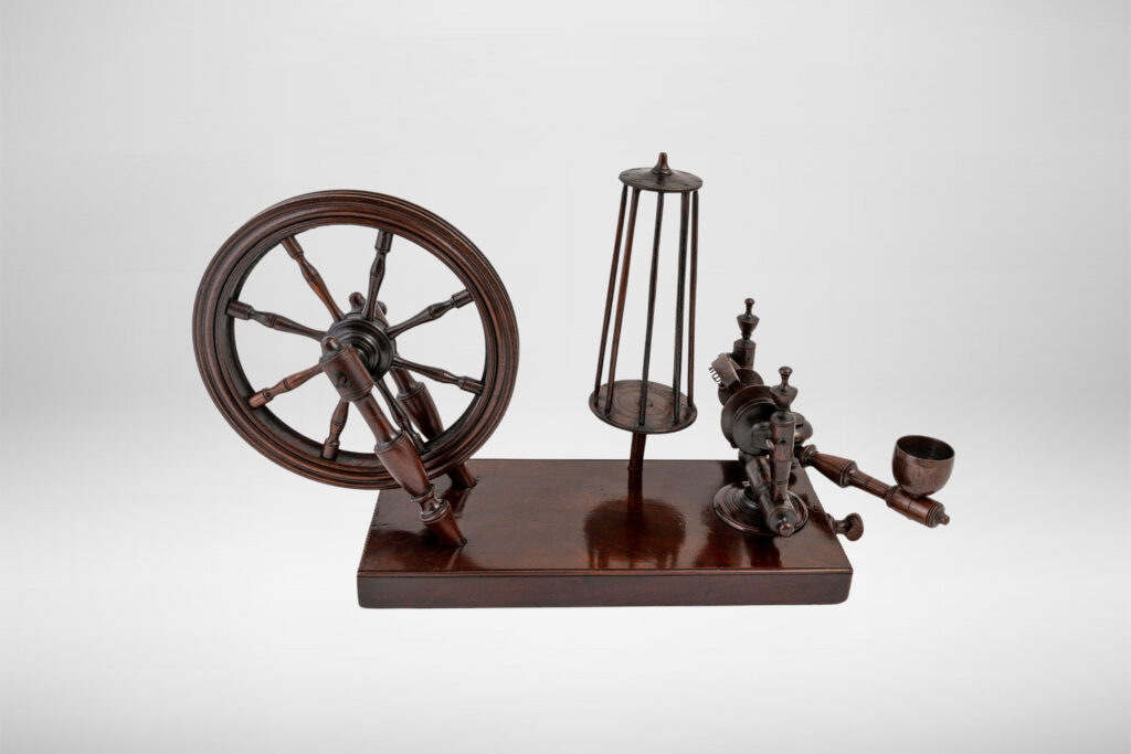 Early 19th Century Model/Miniature of Spinning Wheel - Antiques ...